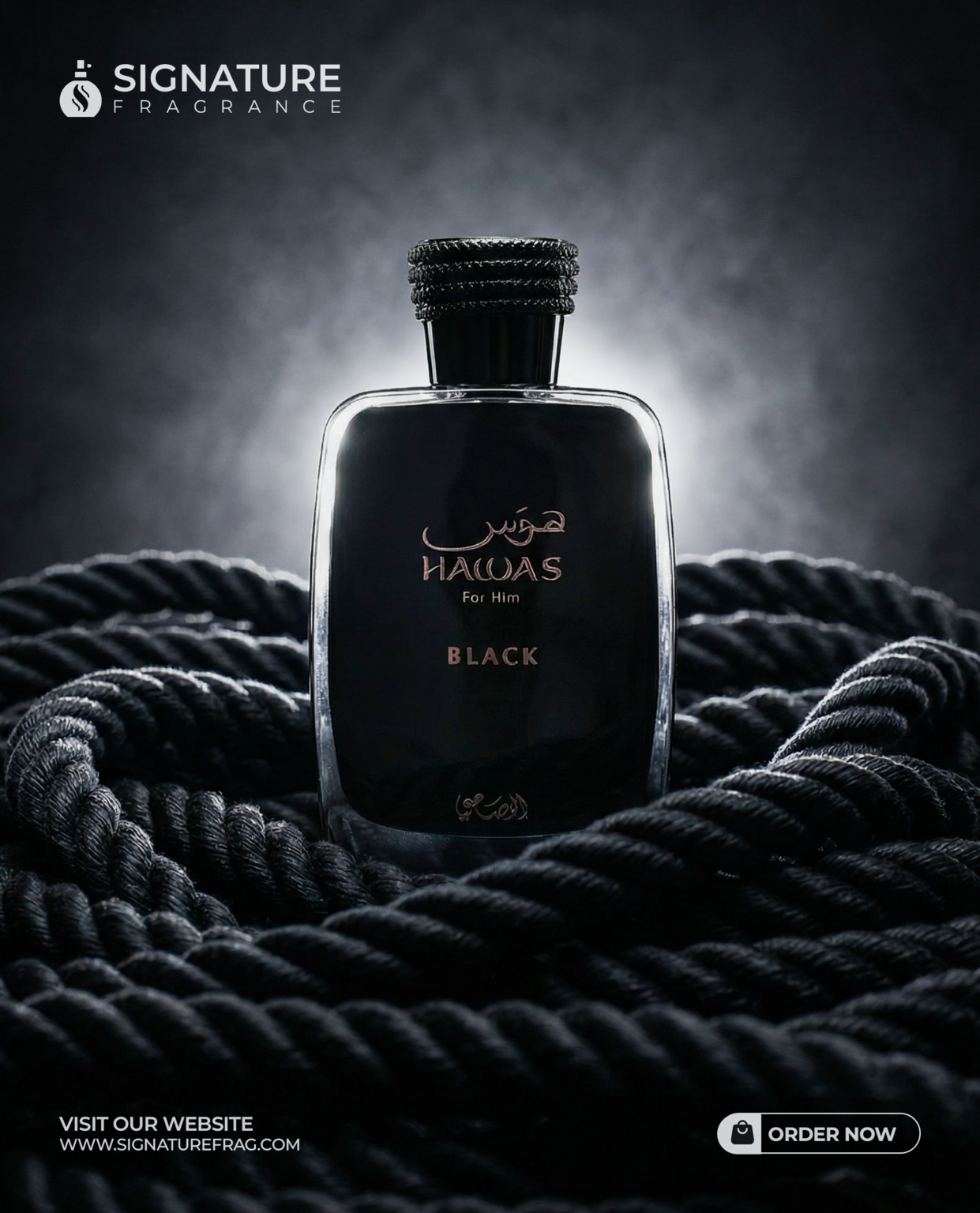 Rasasi Hawas Black – Signature Fragrance